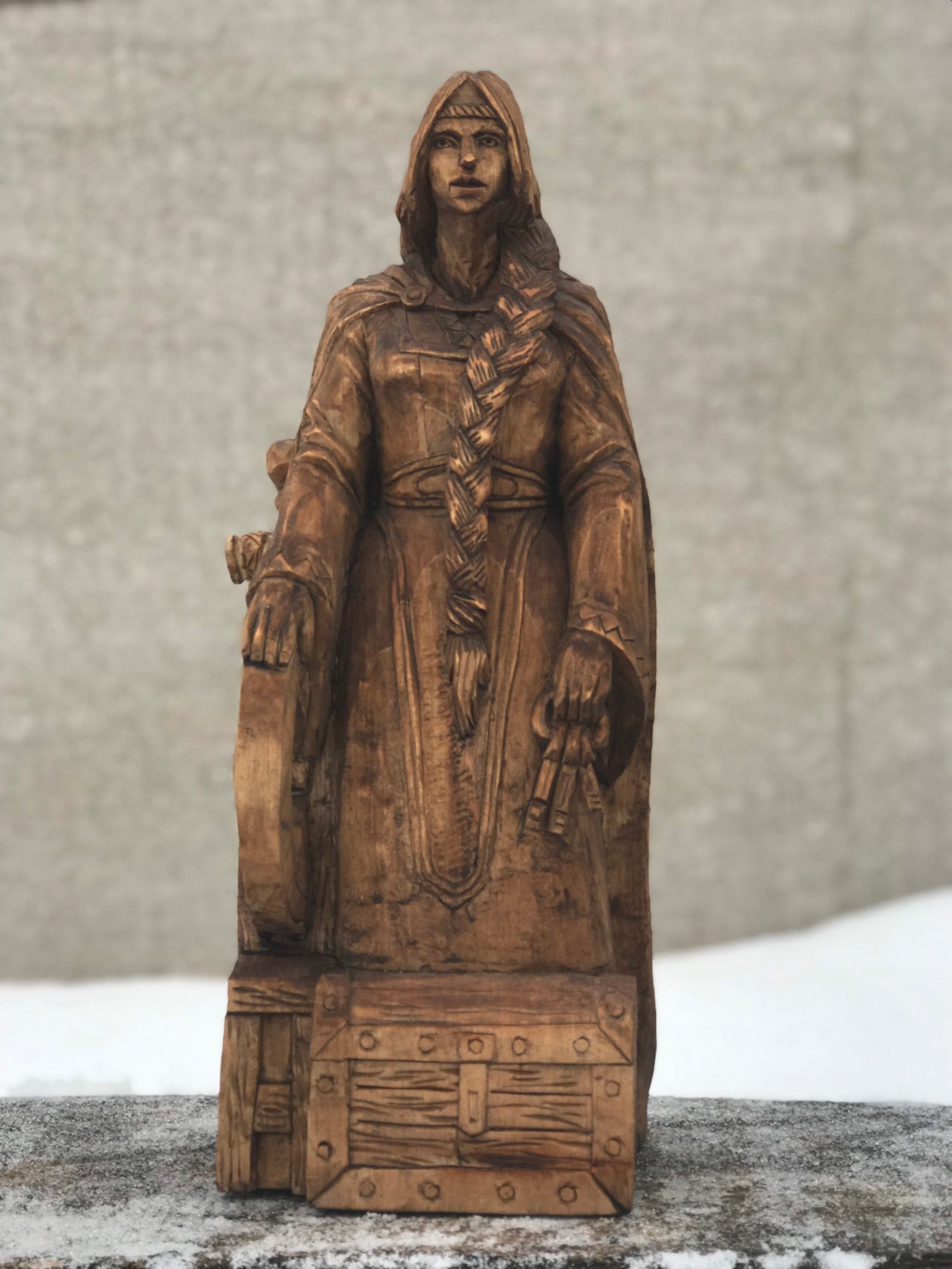 Frigg the statue of Frigg Nordic Goddesse Scandinavian God | Etsy