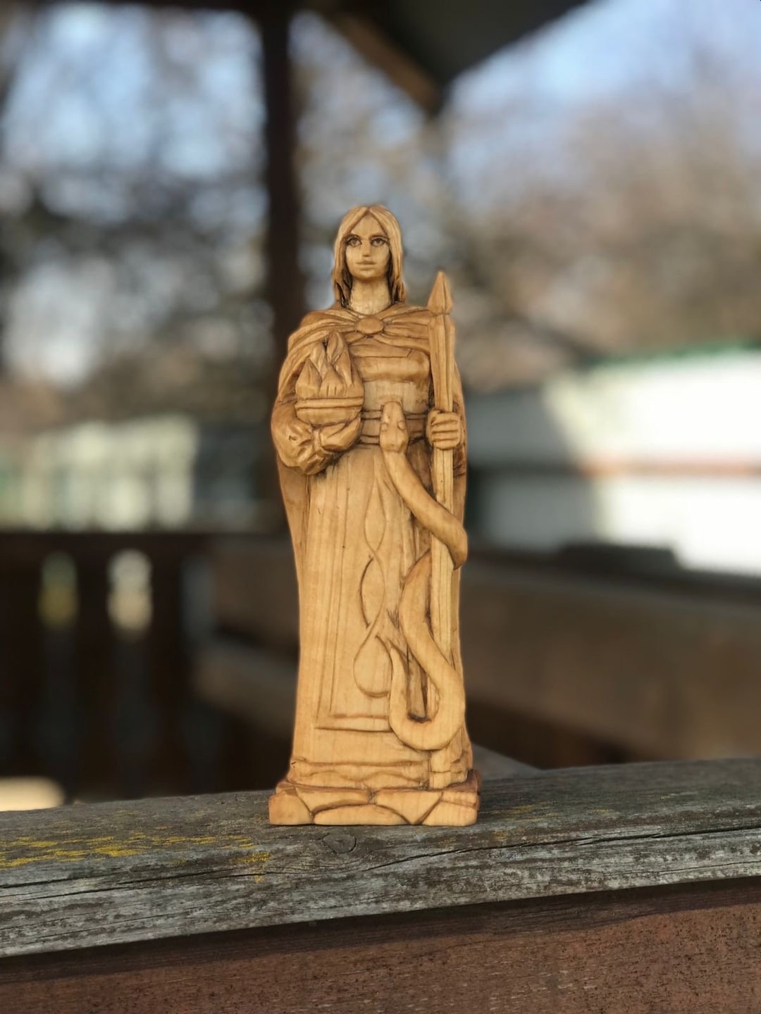 Brigid, the Statue of Brigid, Goddess, Heathen Goddess - Etsy