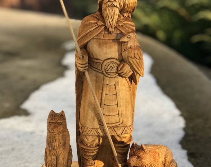 Odin, the Statue of Odin, Nordic God, Scandinavian God Odin, Asatru - Etsy