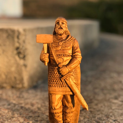 Thor Thor Statue Nordic God Scandinavian God Odin Asatru | Etsy