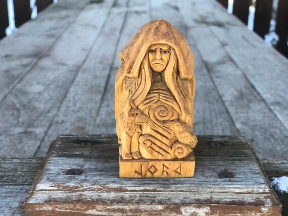 Jord the Statue of Jord Nordic Gods - Etsy