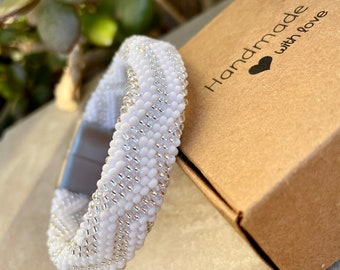 Ilde Mazo De Obatala/ Crown Obatala Bracelet / Manilla De - Etsy