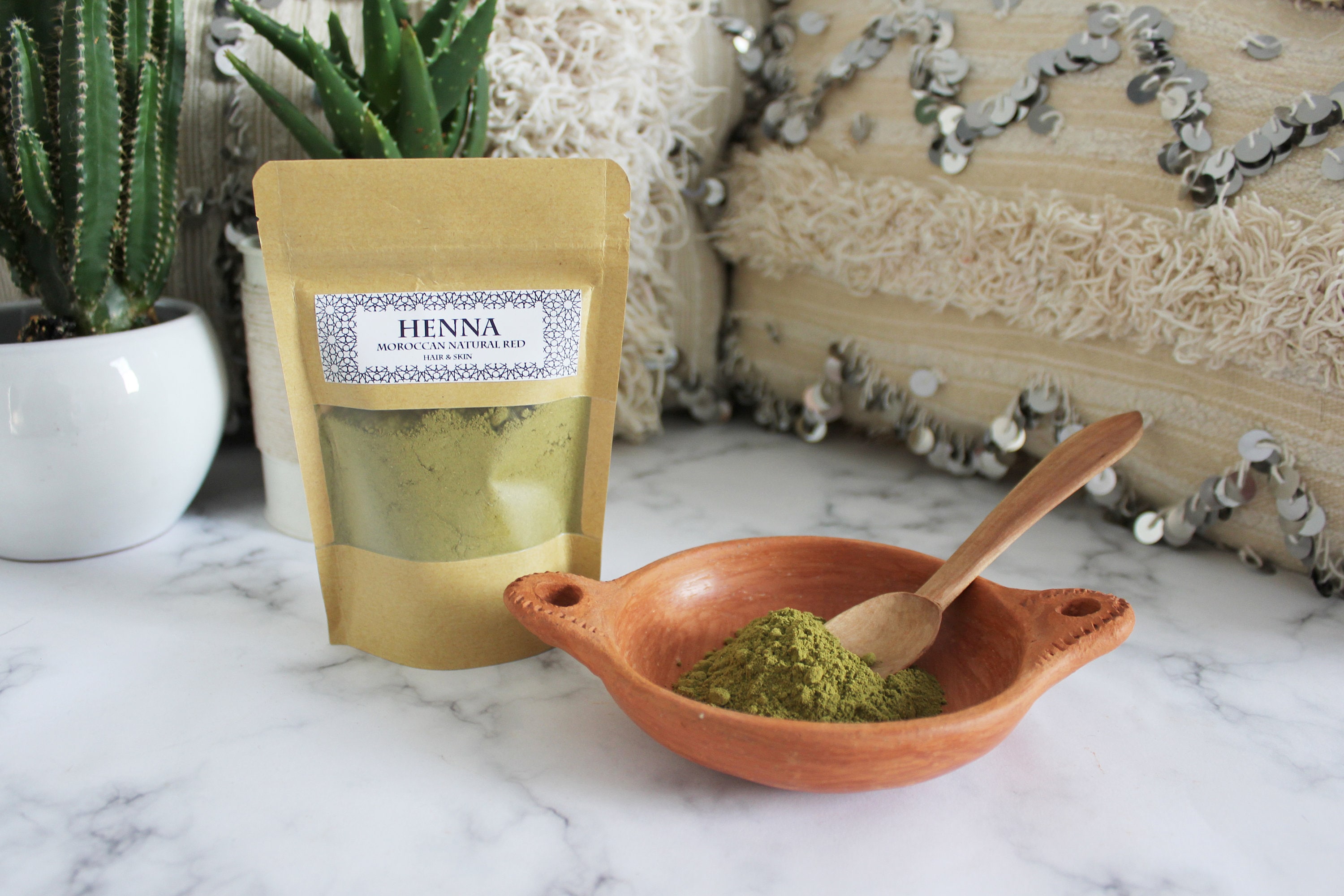 Henna Roja Marroquí Orgánica - Etsy España