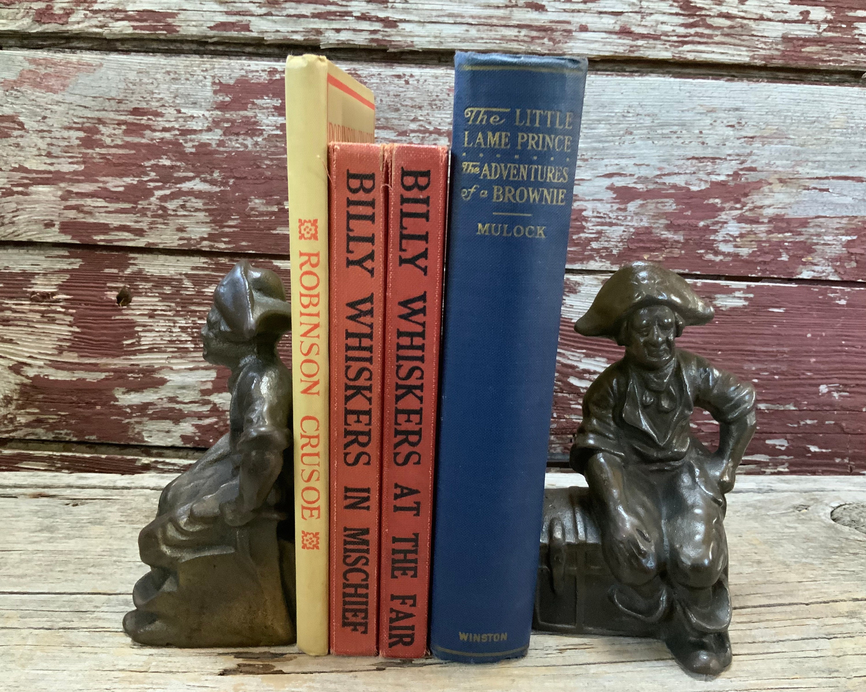 Vintage Pirate Bookends Hubley Cast Iron Book Accessory | Etsy