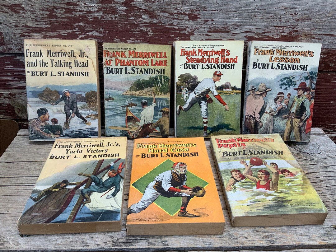 Book Bundle Frank Merriwell 7 Dime Novels Antiquarian Pulp Burt ...