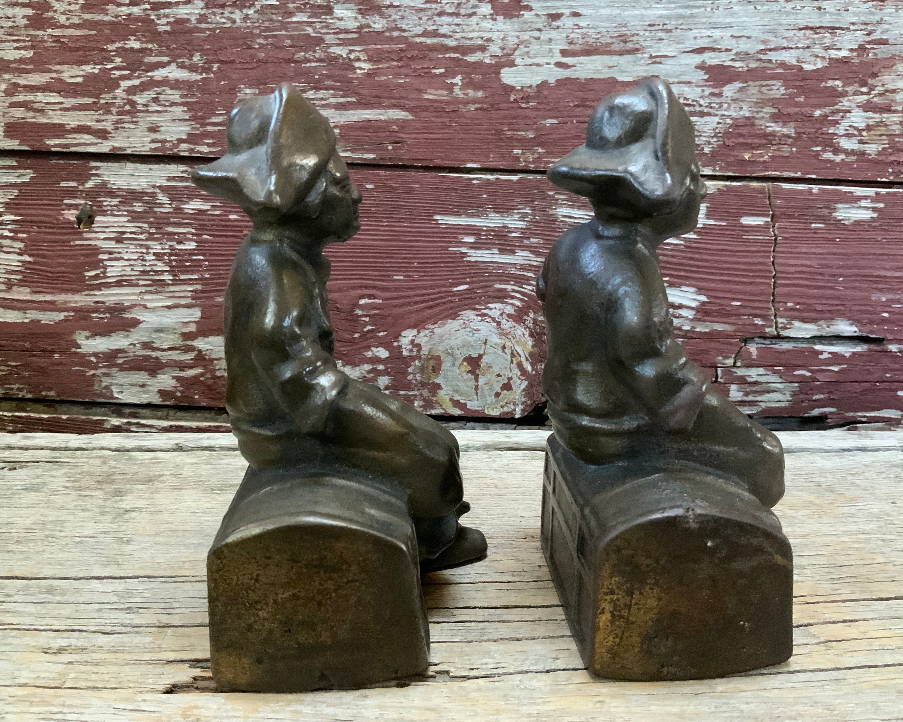 Vintage Pirate Bookends Hubley Cast Iron Book Accessory - Etsy