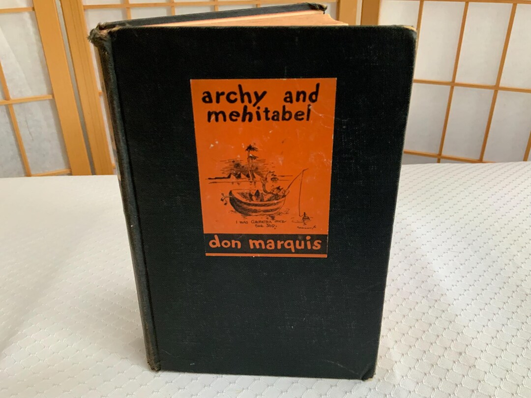 Archy and Mehitabel Book 1933 Satirical Free Verse Illustrations ...