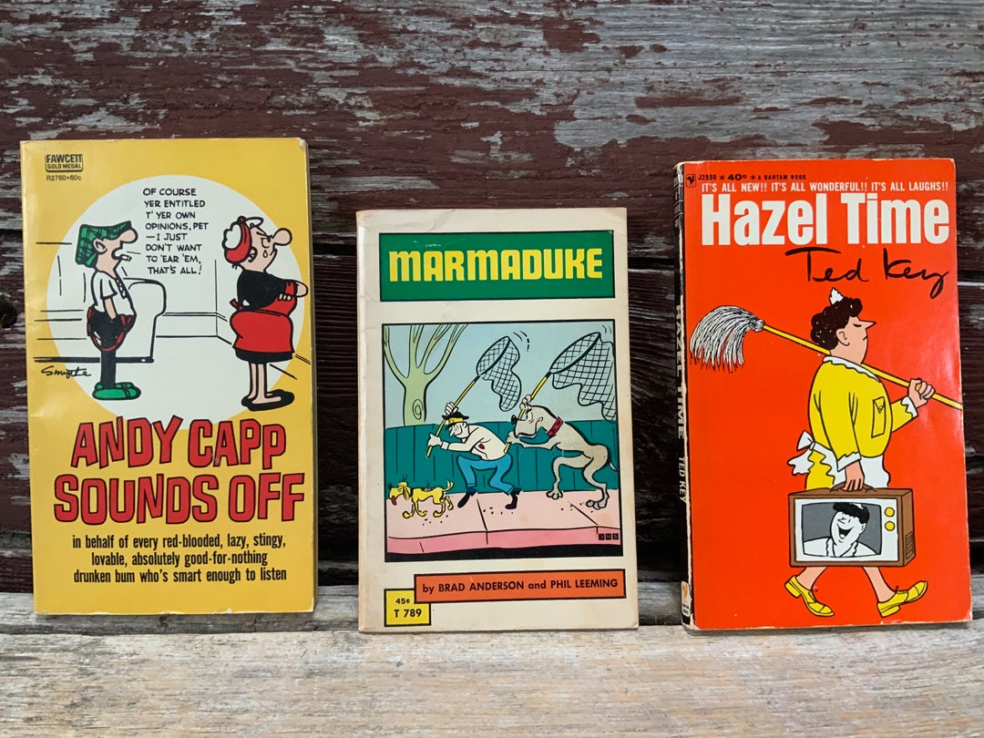 1960s Book Bundle Andy Capp Hazel Time Marmaduke Comic Strip ...