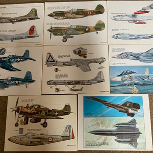 Lot 1970s Squadron 8 Books Aviation Aeronautics Corsair Stratojet ...