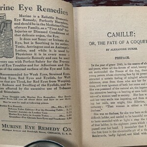 Camille by Alexandre Dumas Circa Early 1900s Donohue & Co Collectible ...