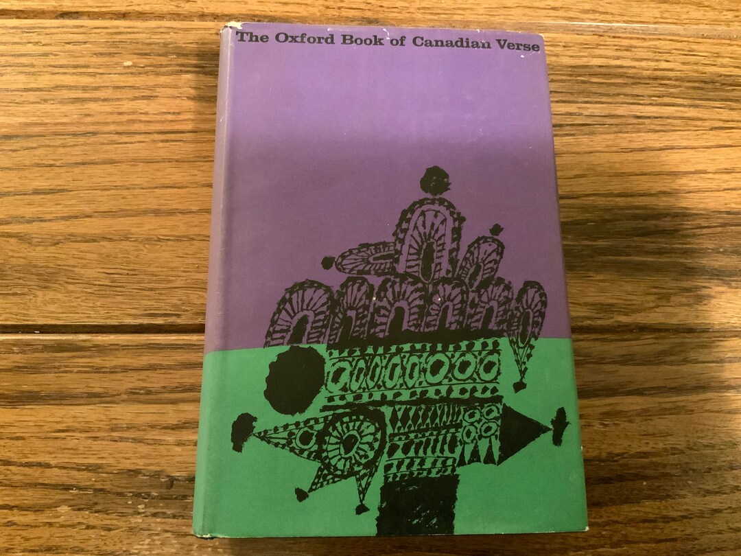Poetry of Canada/english and French/the Oxford Book of - Etsy