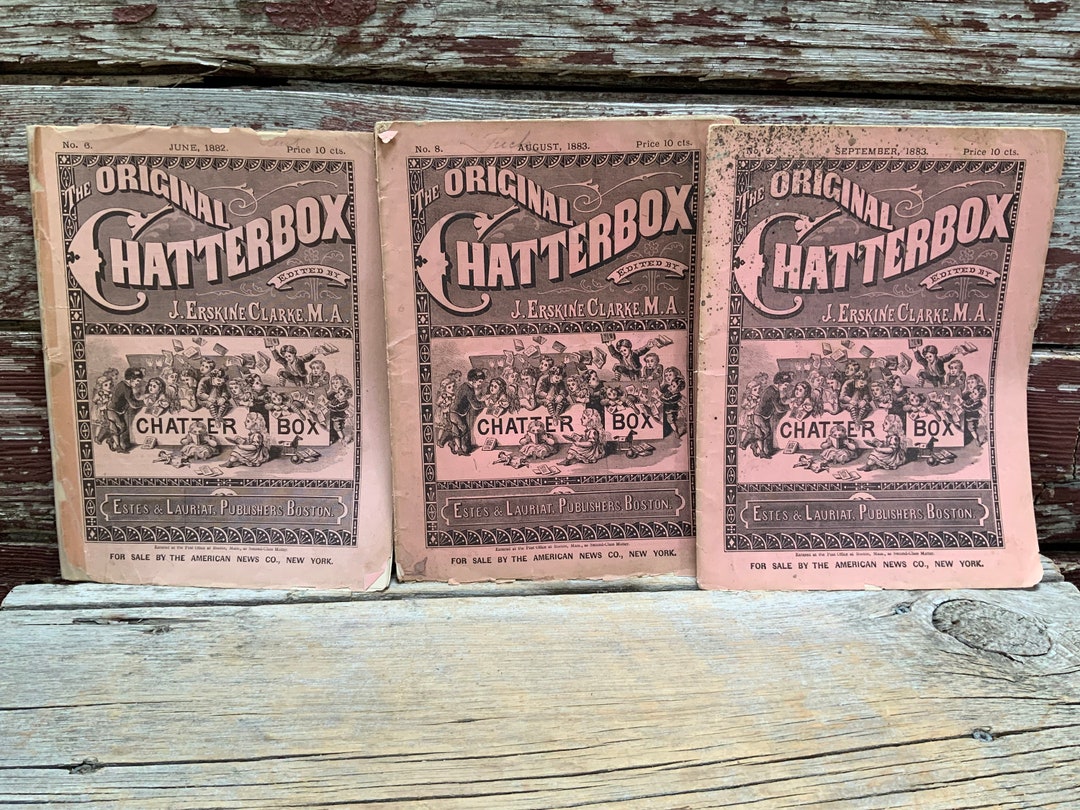 1880s Victorian Magazine Lot chatterbox Antiquarian Childrens Books ...