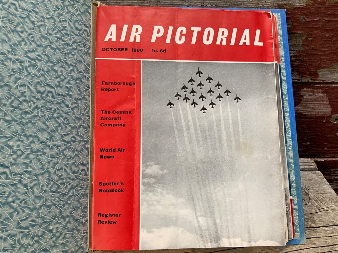 Magazine Bundle Air Pictorial 9 Issues 1960s Aviation Flight ...