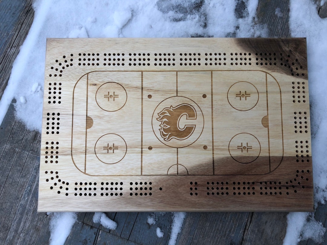 Sports Crib Board, Custom Crib Game, Engraved Wooden Board Game for the ...