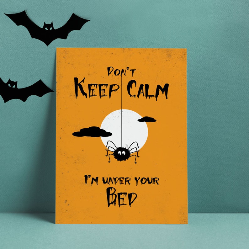 Halloween Spider Instant Download Printable Party Decor - Etsy