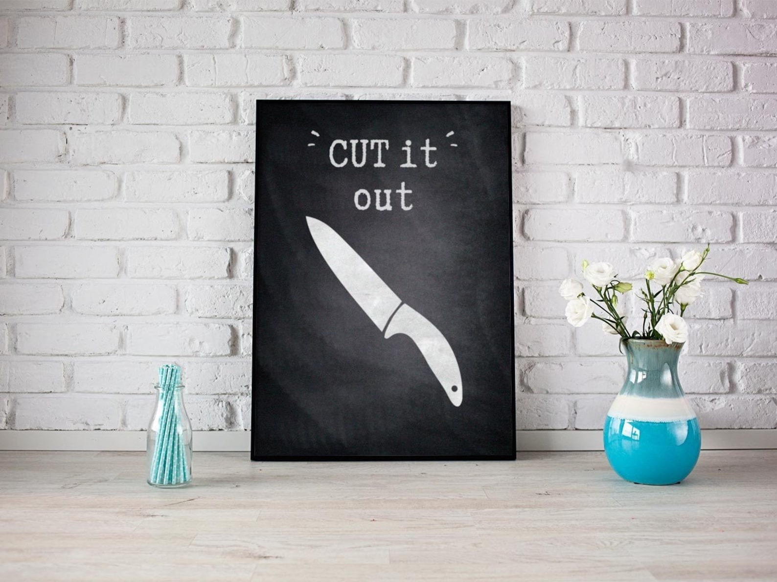 Cut It Out Printable Artwork Instant Digital Download - Etsy