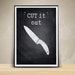 Cut It Out Printable Artwork Instant Digital Download - Etsy
