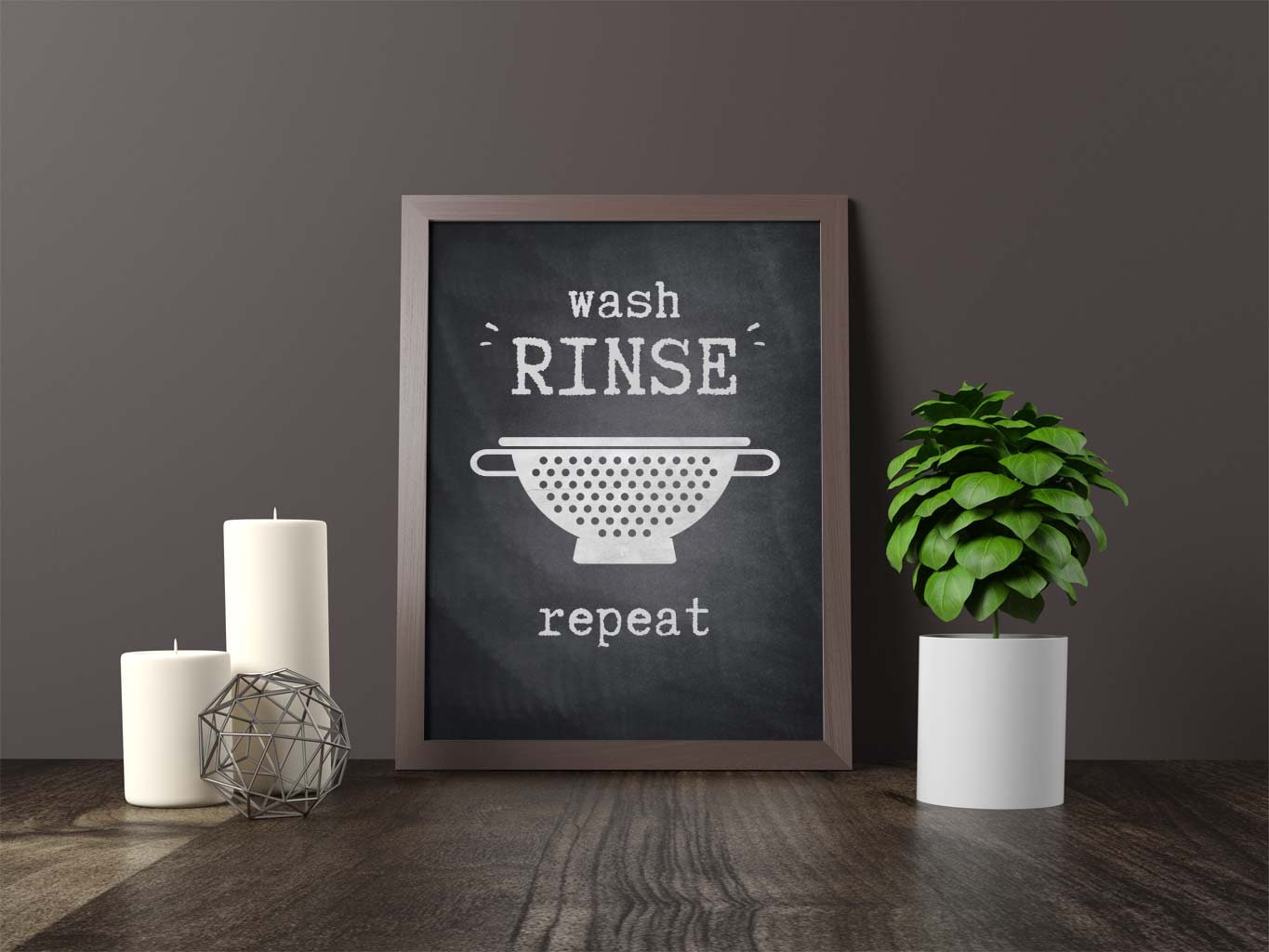 Wash Rinse Repeat Printable Artwork, Instant Digital Download, Kitchen ...