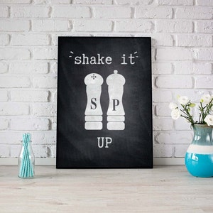 Shake It up Printable Artwork, Instant Digital Download, Kitchen Art ...