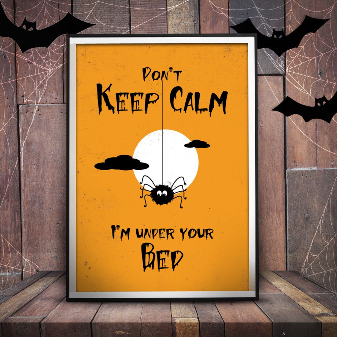 Halloween Spider Instant Download Printable Party Decor - Etsy