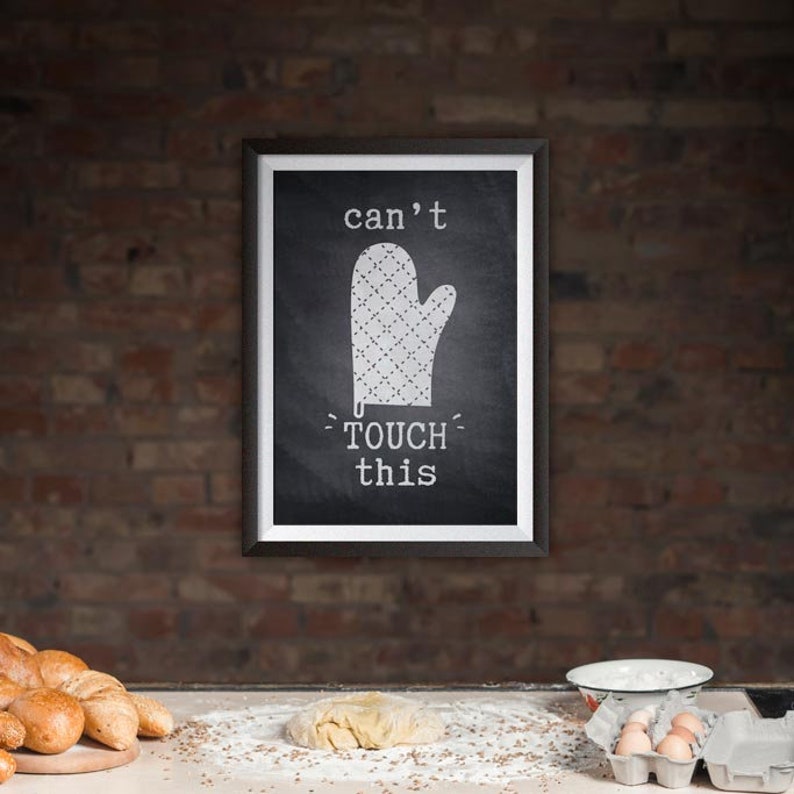 Can't Touch This Printable Artwork, Instant Digital Download, Kitchen ...