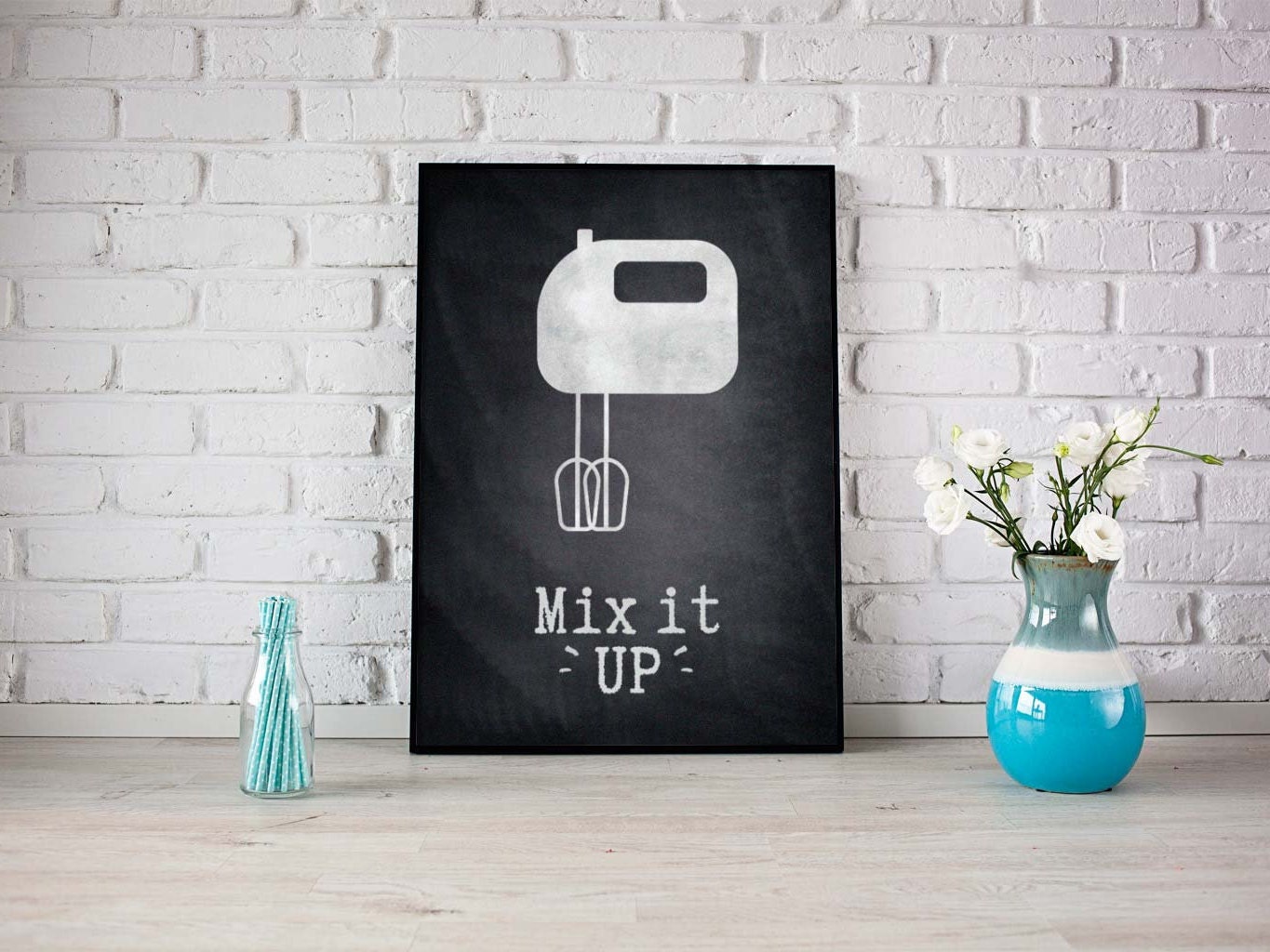 Mix It up Printable Artwork, Instant Digital Download, Kitchen Art ...