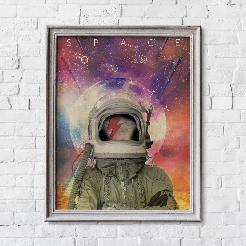 Space Oddity Poster - Etsy