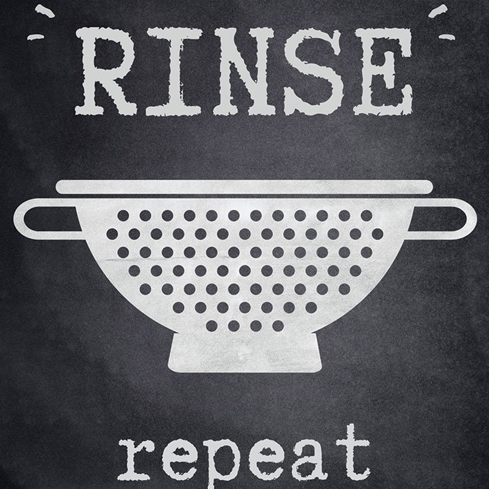 Wash Rinse Repeat Printable Artwork, Instant Digital Download, Kitchen ...