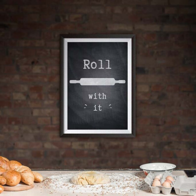 Roll With It Printable Artwork Instant Digital Download - Etsy