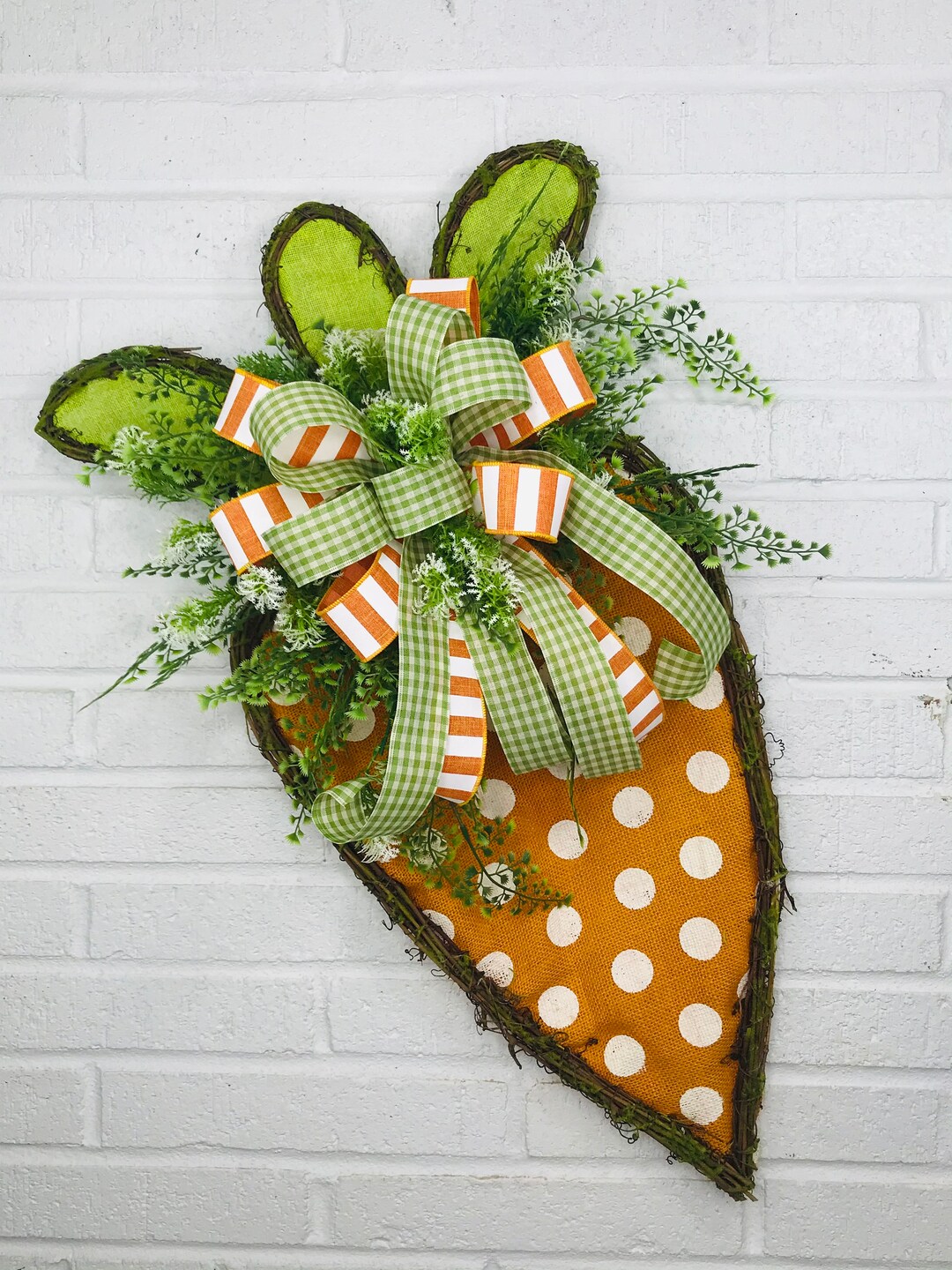 Carrot Door Hanger, Easter Door Hanger, Spring Door Hanger, Gift Idea ...