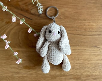Mini Bunny Keychain - Crochet Amigurumi Pattern - Etsy