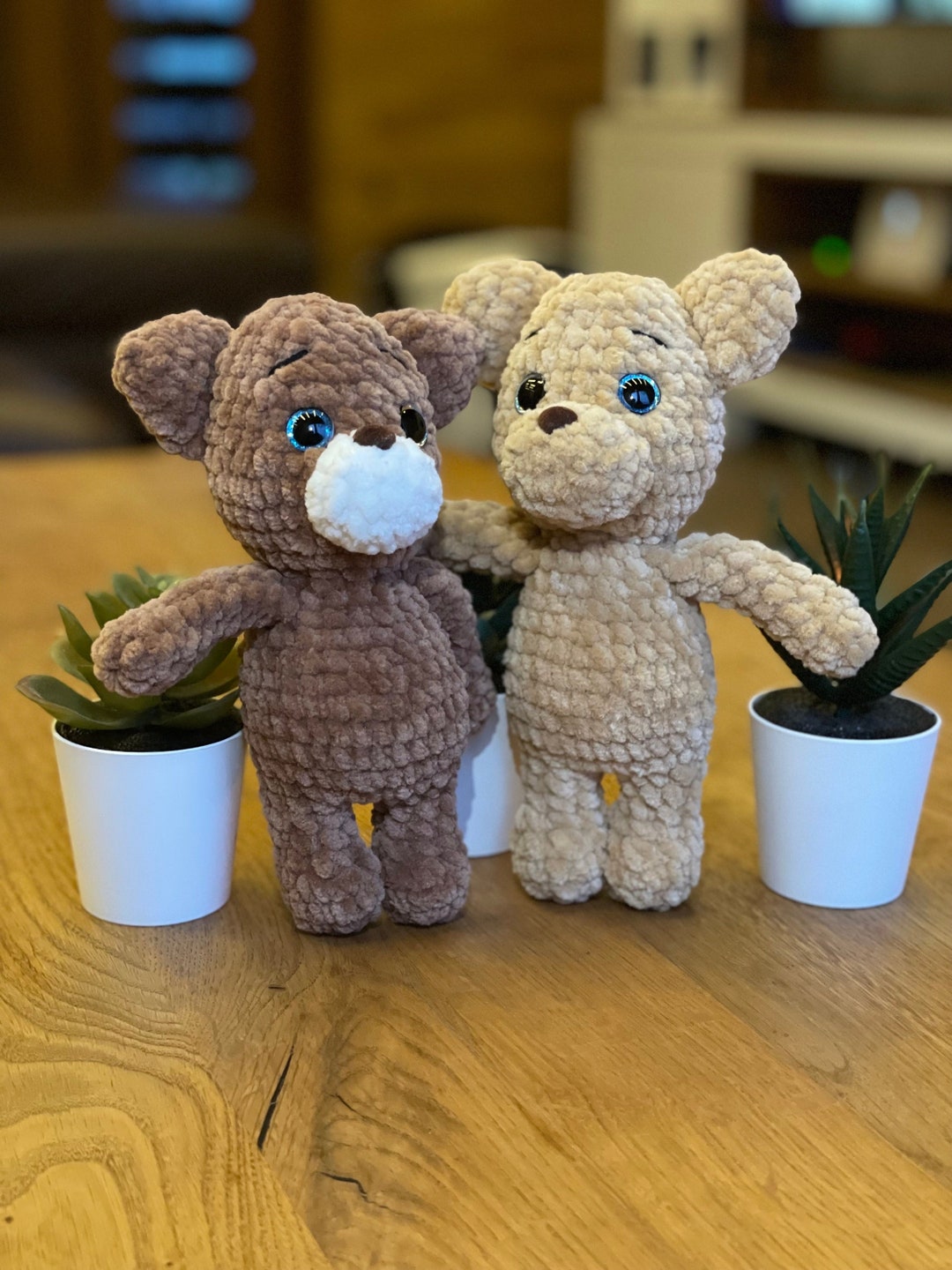 Mini Teddy Bear Crochet Pattern - Etsy