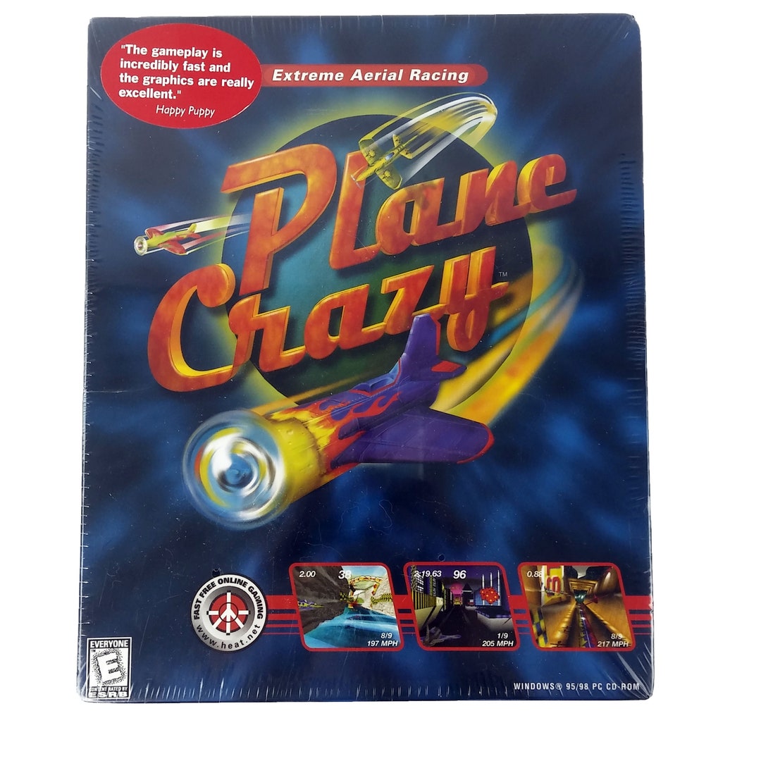 Deadstock Sealed Plane Crazy PC Cd Rom Video Game Segasoft - Etsy