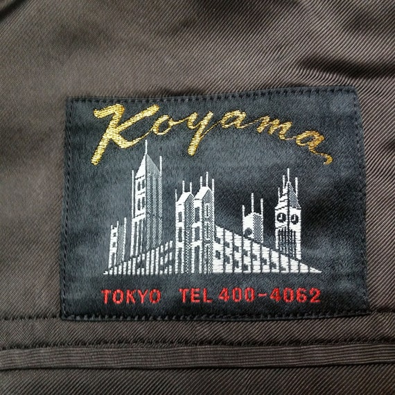 Vintage Koyama Toyko Windowpane 2 Button Blazer - Gem