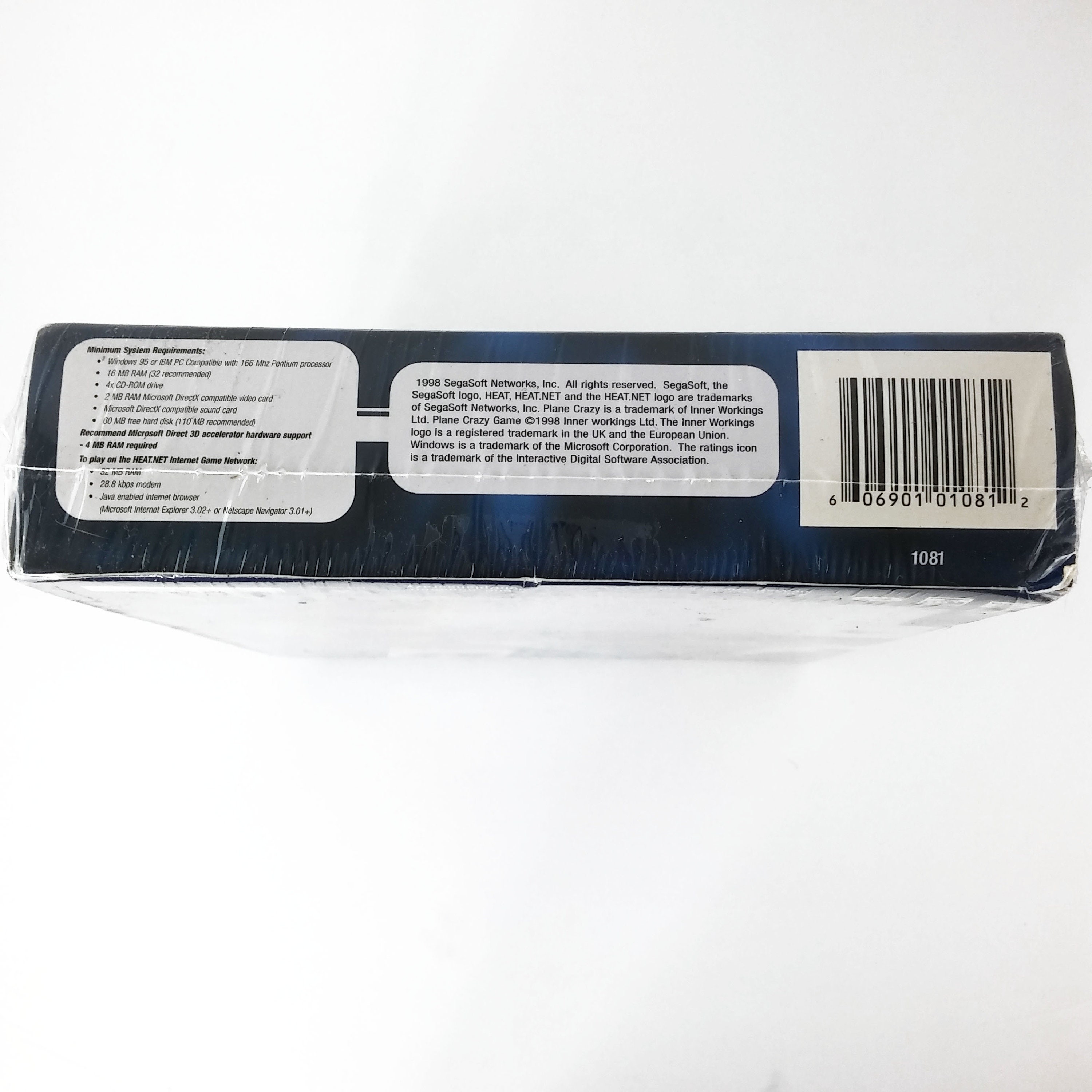 Deadstock Sealed Plane Crazy PC Cd Rom Video Game Segasoft - Etsy