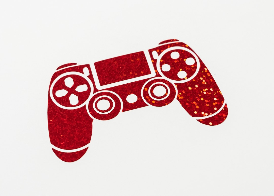 PS4 Controller Sticker Decal in Glitter Vinyl / Glitter Playstation ...