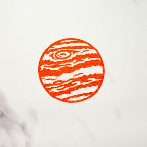 Planet Jupiter Sticker Decal in Various Holographic Glitter Vinyl ...