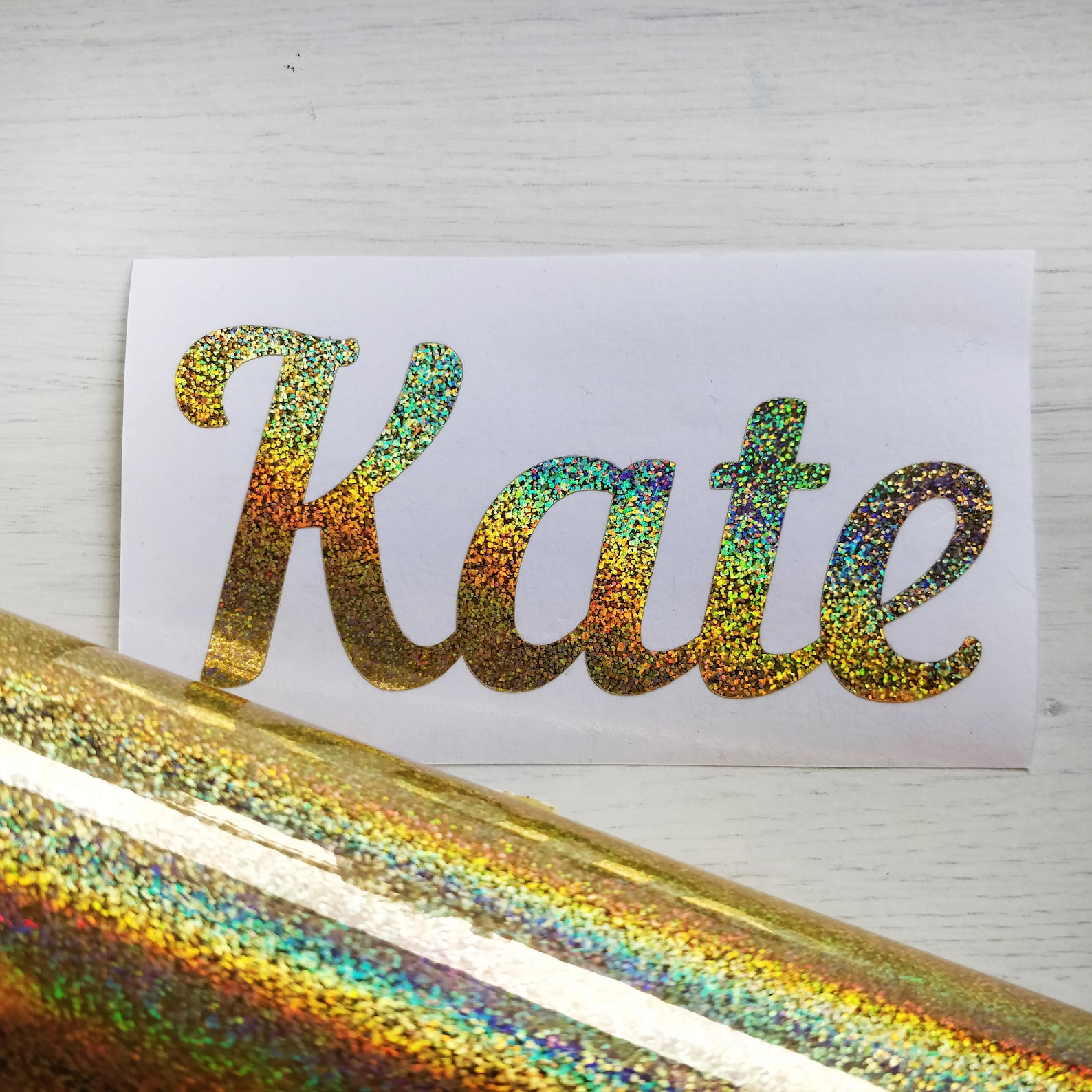 Personalized Glitter Vinyl Name Decals Glitter Vinyl - Etsy UK