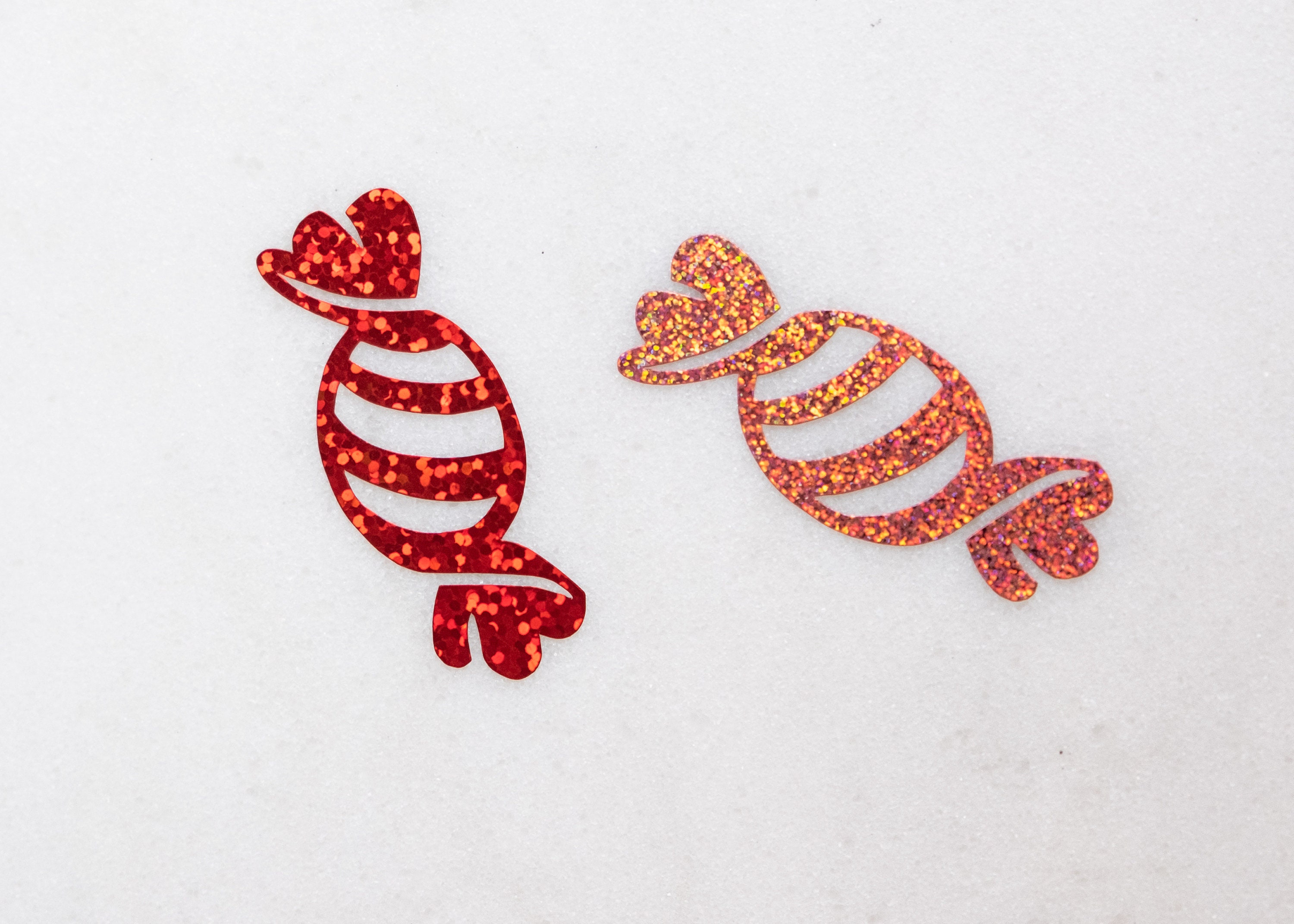 Candy Sweets Sticker Decal Various Glitter/holographic Vinyl - Etsy