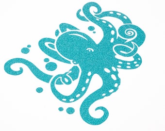 Octopus Sticker Octopus Vinyl Sticker for Laptops Cars - Etsy