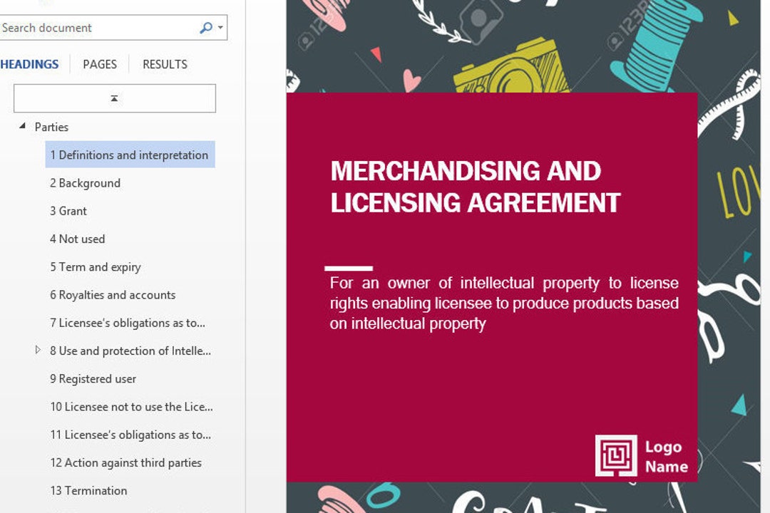 Merchandising and License Agreement - Etsy