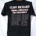 Free Shipping Vintage 90s CLIFF RICHARD Tour Tshirt 1991 British Pop ...
