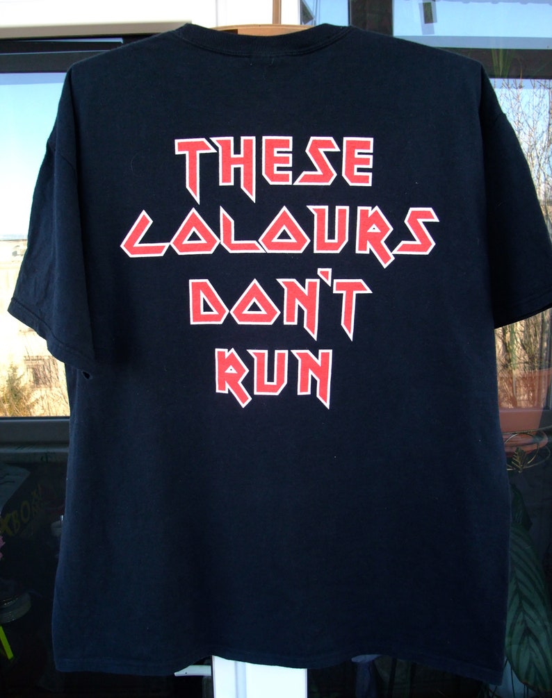 Iron Maiden These Colours Don’t Run X Motorhead Slayer Metallica Miss ...