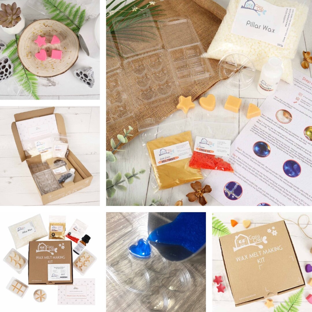 DIY Wax Melt Making Kit – Beginner Friendly | Scented Soy Wax Kit ...