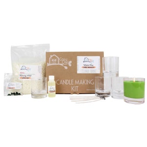 Candle Making Kit Luxurious Winter Pine Candles. 5 Candle - Etsy