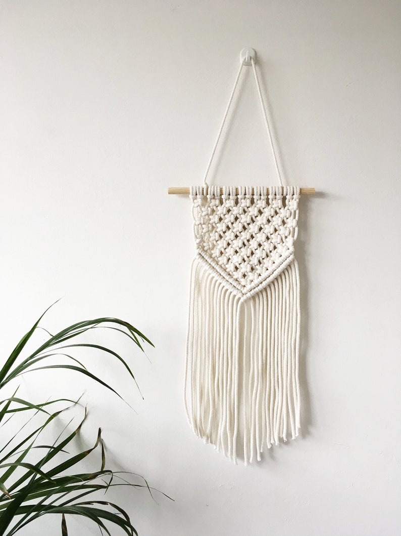 Macrame patroon voor beginners / macrame wandkleed patroon / doe het ...