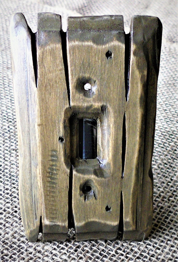 Diy Rustic Light Switch Covers
