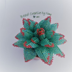 Beaded Succulents Sewing Pattern - Seed Bead Tutorial (PDF) - Etsy