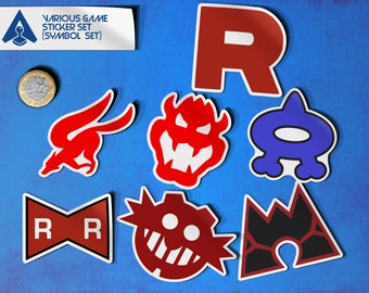 Koopalings Stickers symbol Set / FAN ART / Bowser / Mario / - Etsy