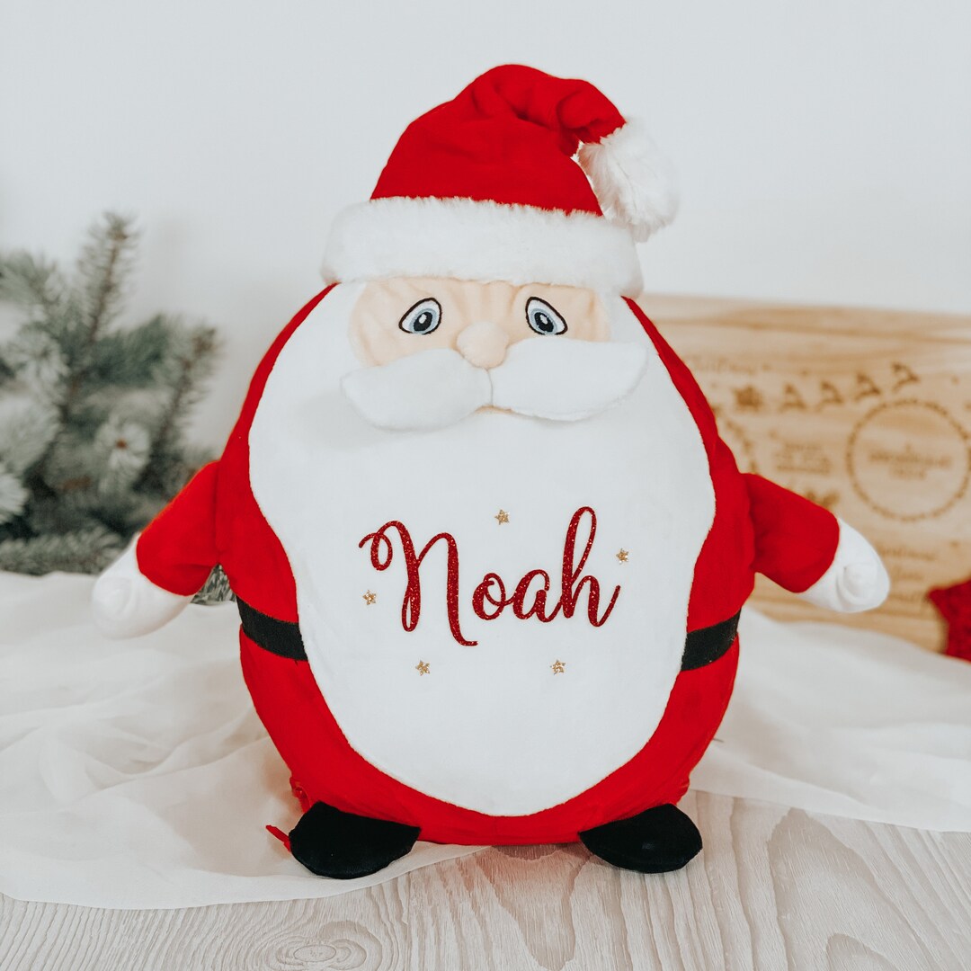 Personalised Santa Plushie | Santa Soft Toy | Children Christmas Gifts ...